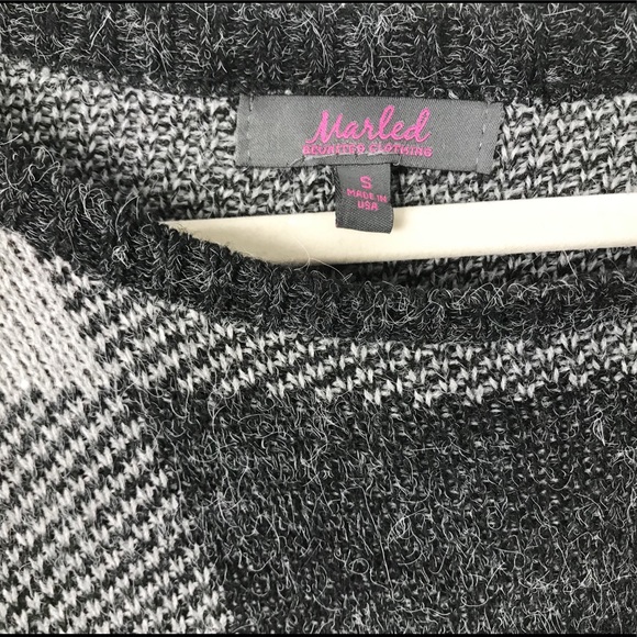 Marled Reunited Clothing | Sweaters | Marled Black Grey Sweater Size S ...